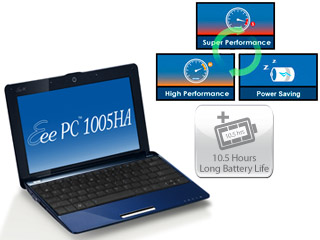 iCentre.am - Eee PC 1005HA-PU1X-BU 10.1-Inch (Royal Blue)